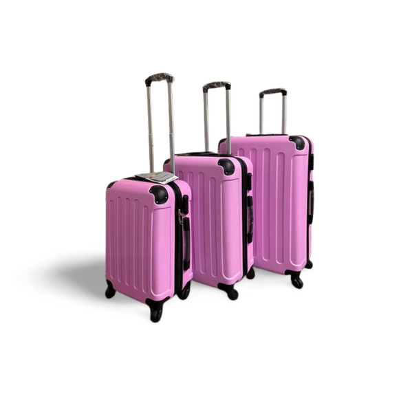 8003 HARDSHELL SUITCASE - PINK – HamptonandStewart